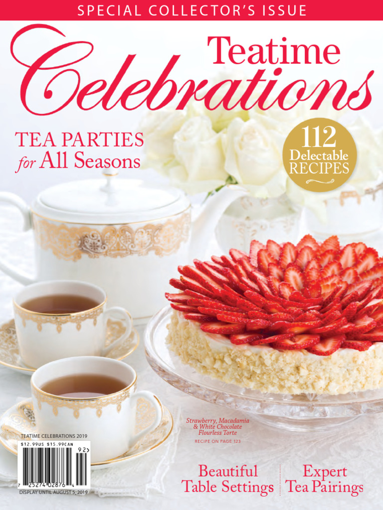 2019 TeaTime Special Collectors Issue Celebrations | PDF | Teaspoon | Scone