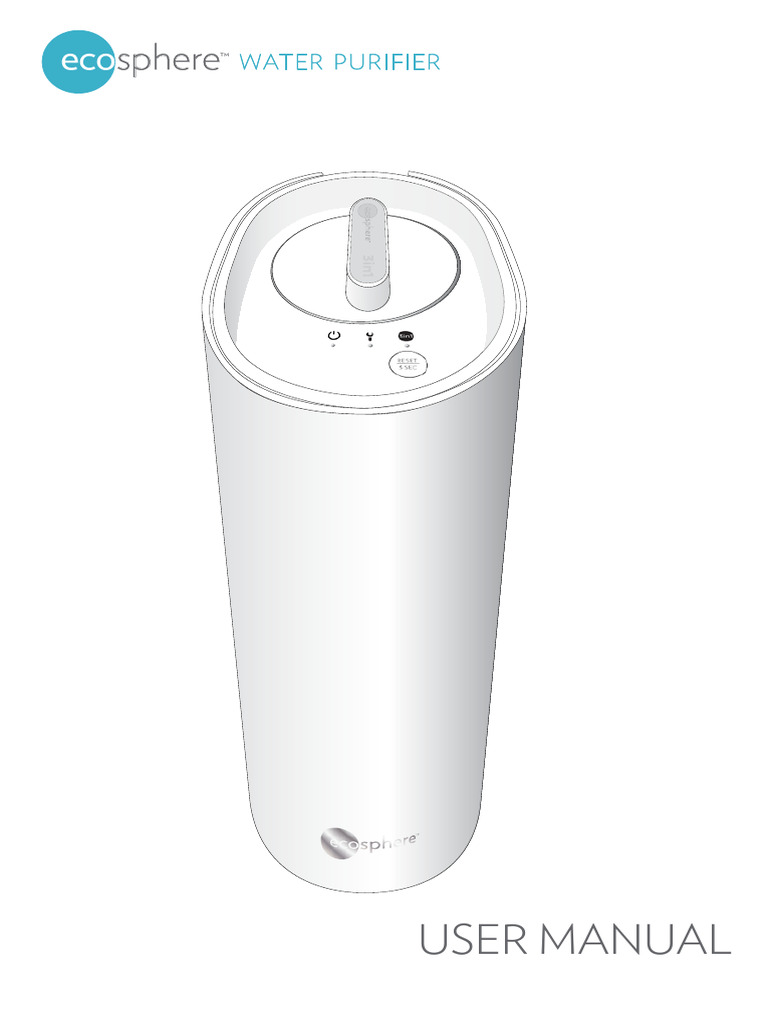 Ecosphere User Manual | PDF | Tap (Valve) | Water