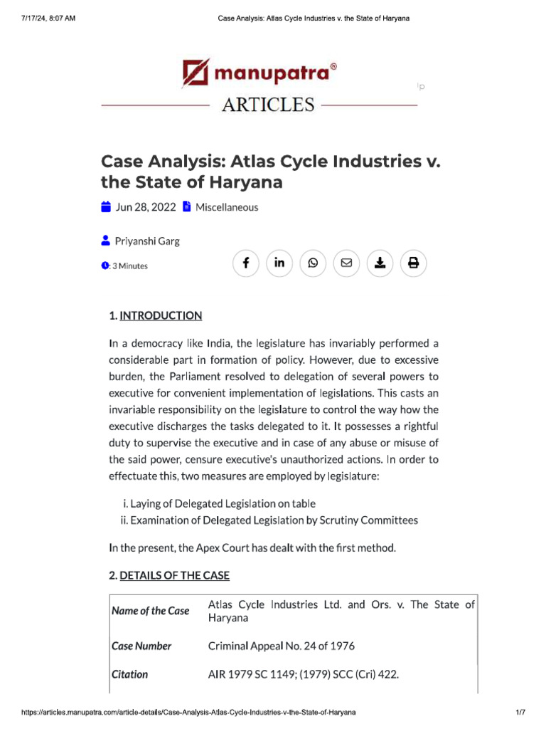 Atlas Cycle Case | PDF