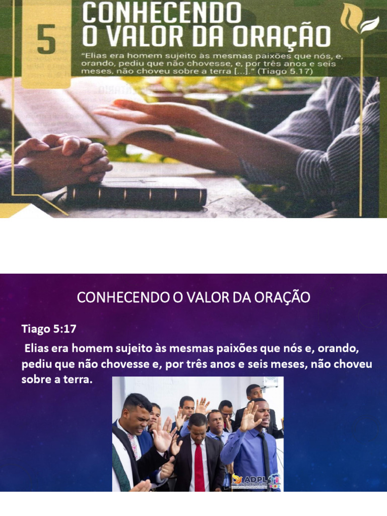 Conhecendo o Valor Da Oração | PDF | Oração | Daniel (personagem Bíblica)