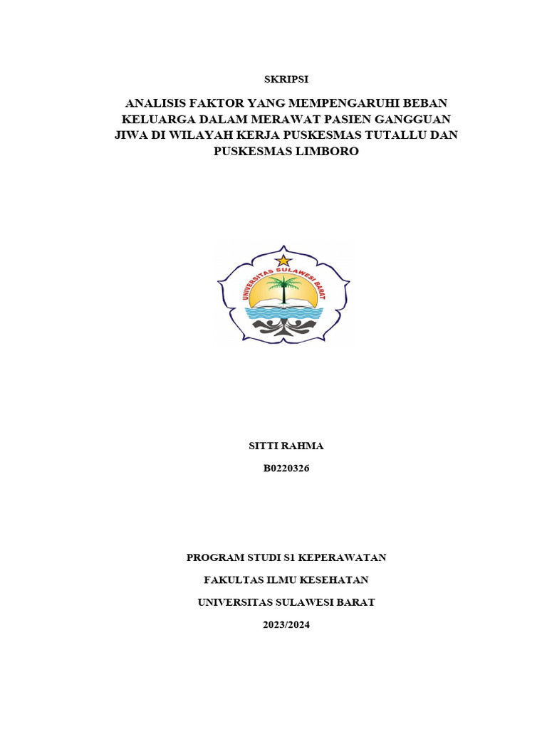 Skripsi Sitti Rahma | PDF