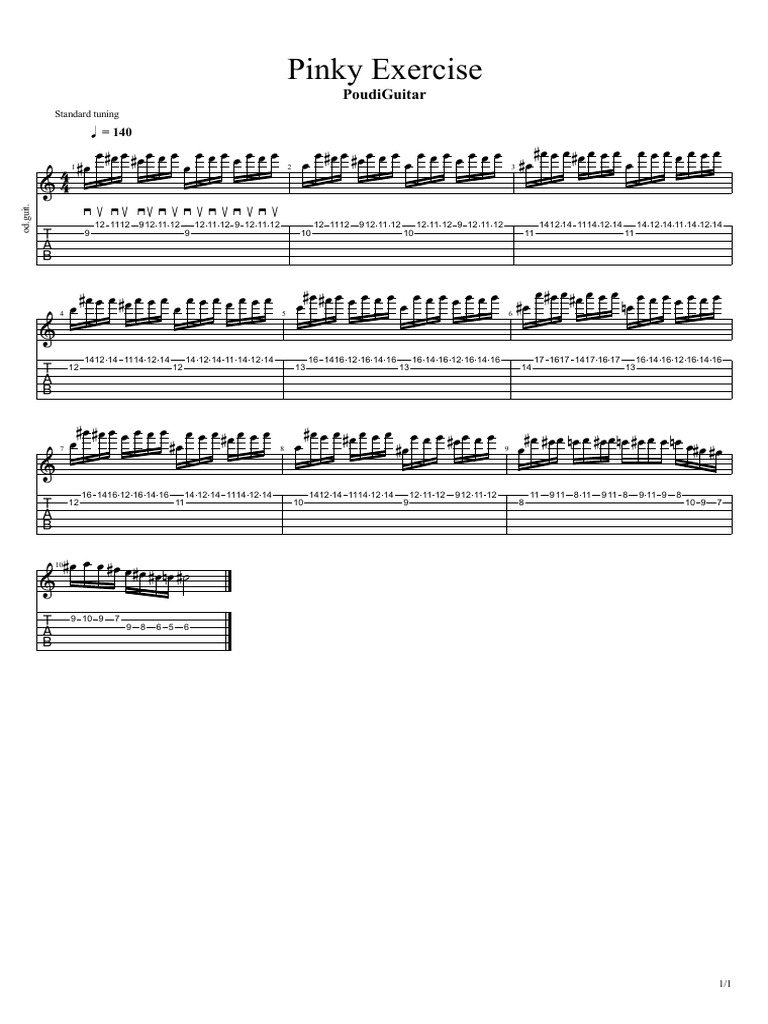 Pinky Exercise | PDF