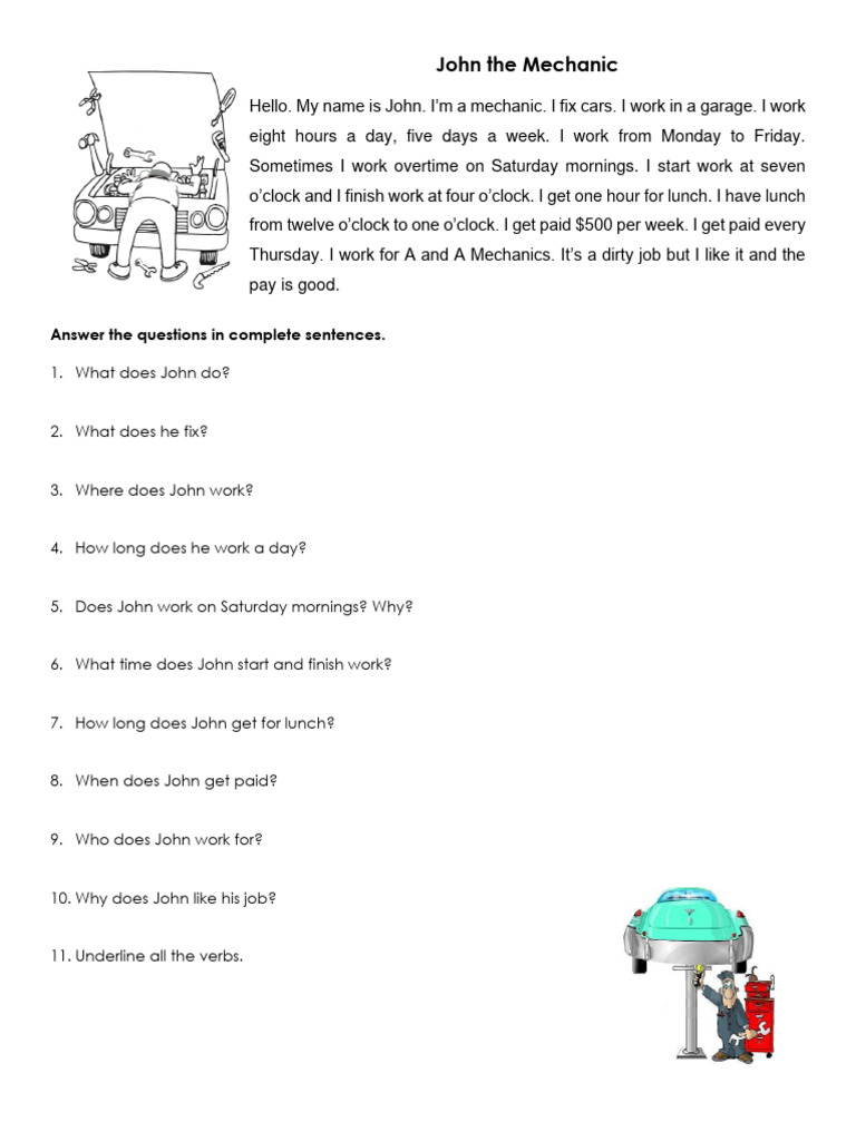 John The Mechanic | PDF