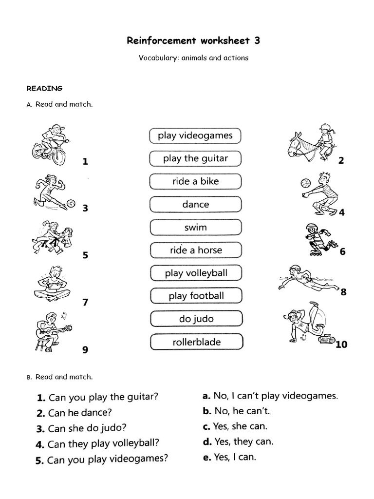 Reinforcement Worksheet 3-K3 | PDF
