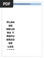 Plan Lector 2do Grado 2024 | PDF | Salón de clases | Educación primaria