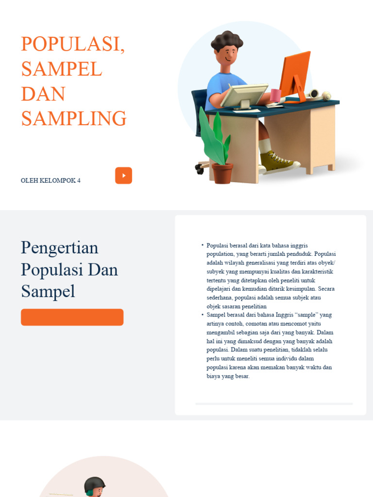 Kelompok 4, Populasi, Sampel Dan Sampling | PDF