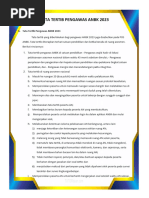 Tata Tertib Pengawas Proktor Dan Teknis Anbk 2025 | PDF