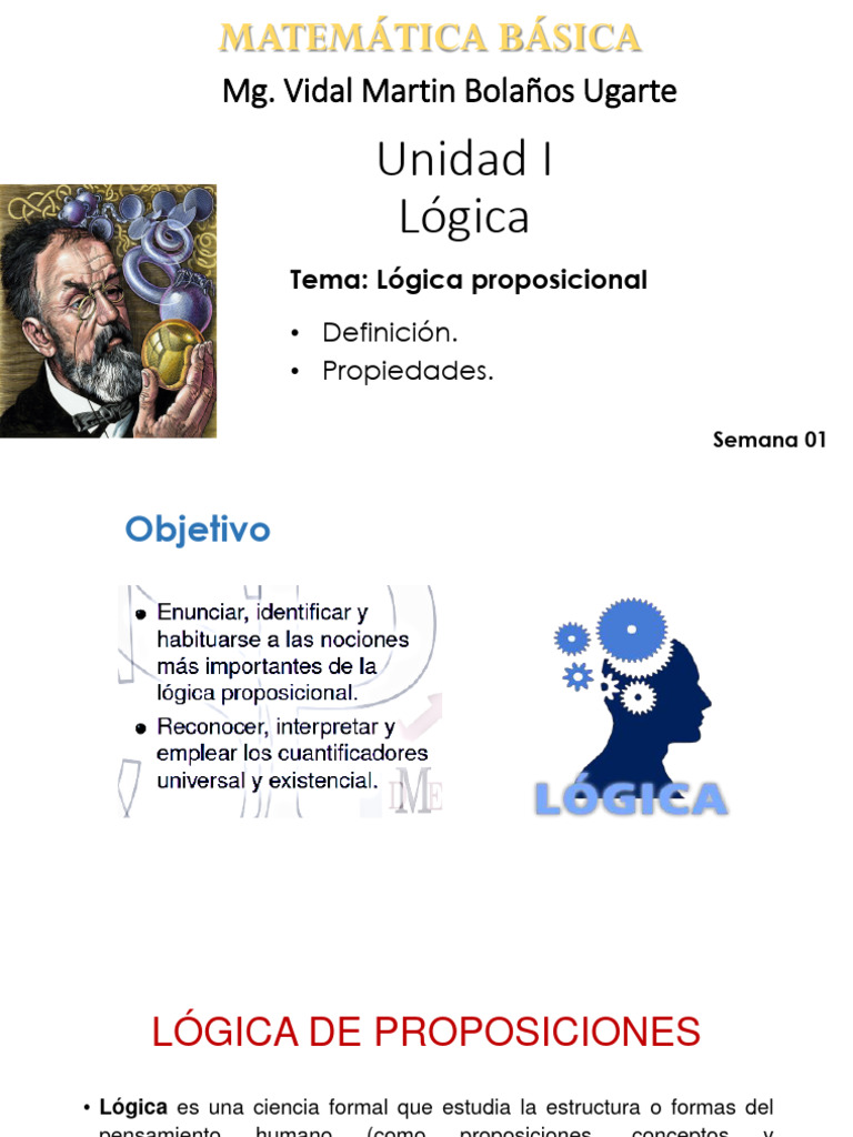 01 - Lógica de Proposiciones | PDF | Proposición | Semiótica