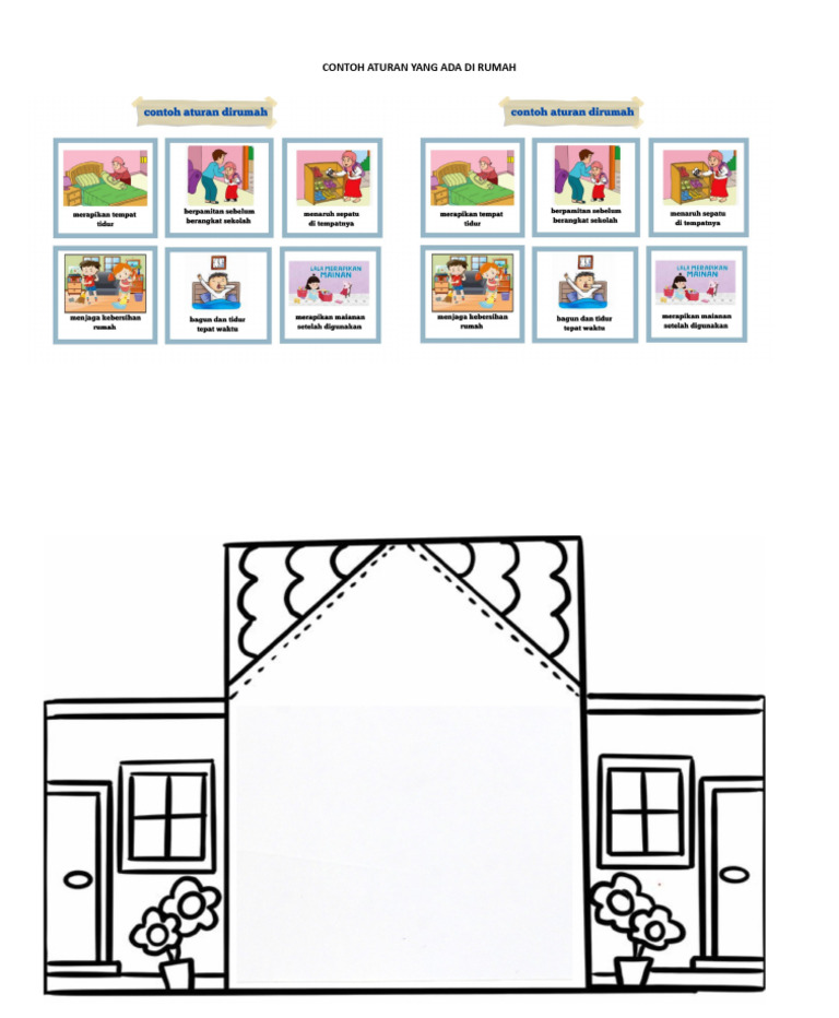 LKPD Contoh Aturan Yang Ada Di Rumah | PDF