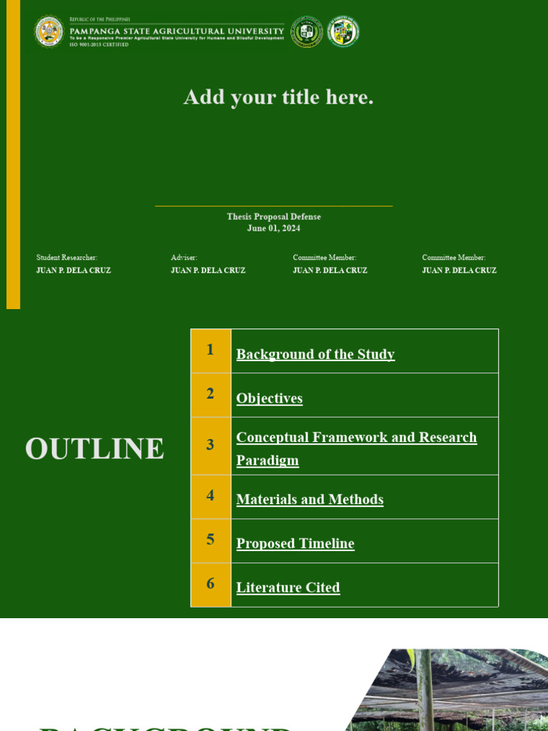 Thesis Proposal Defense Outline | PDF | Sampling (Statistics) | Survey ...