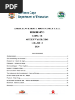 Afrikaans Grade 7 Ontkenning Vorm | PDF