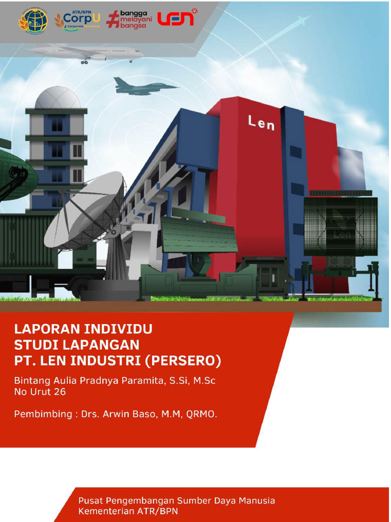 Laporan Studi Lapangan PT Len Industri | PDF | Bisnis | Komputer