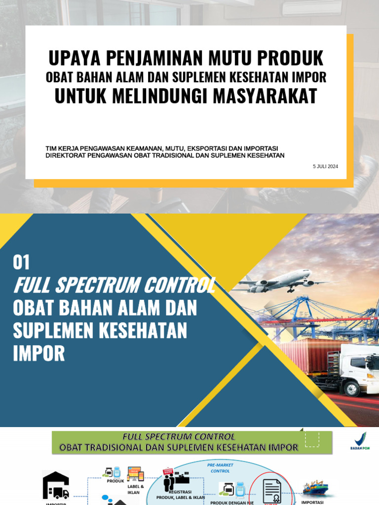 Pengawasan Obat & Suplemen Impor | PDF