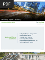 AutoPIPE QuickStart - Model Modification - Workbook | PDF | Pump | Valve