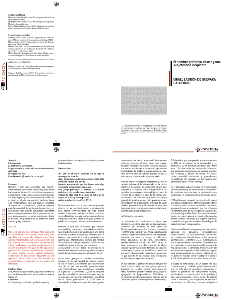 El Hombre Primitivo | PDF | Jacques Lacan | Pensamiento