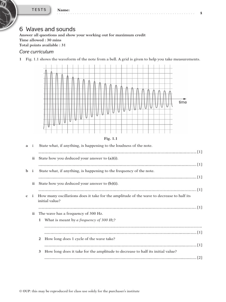 Assessment 06 | PDF | Waves | Amplitude