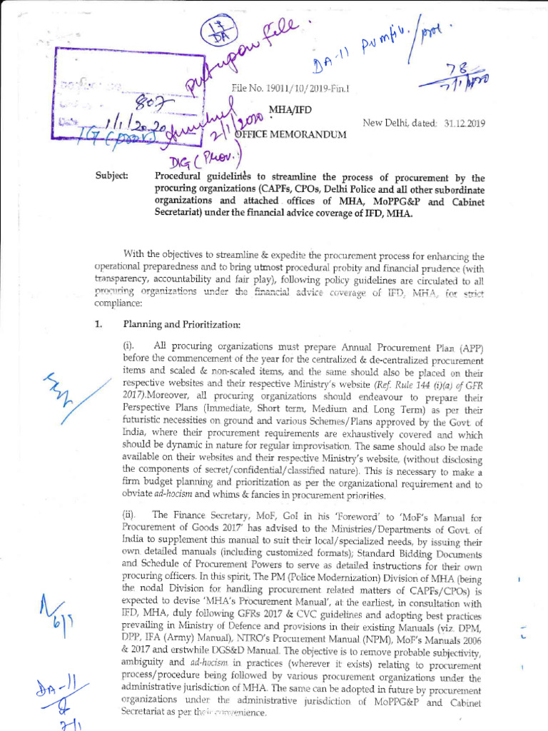 Mha Ifd Notification | PDF