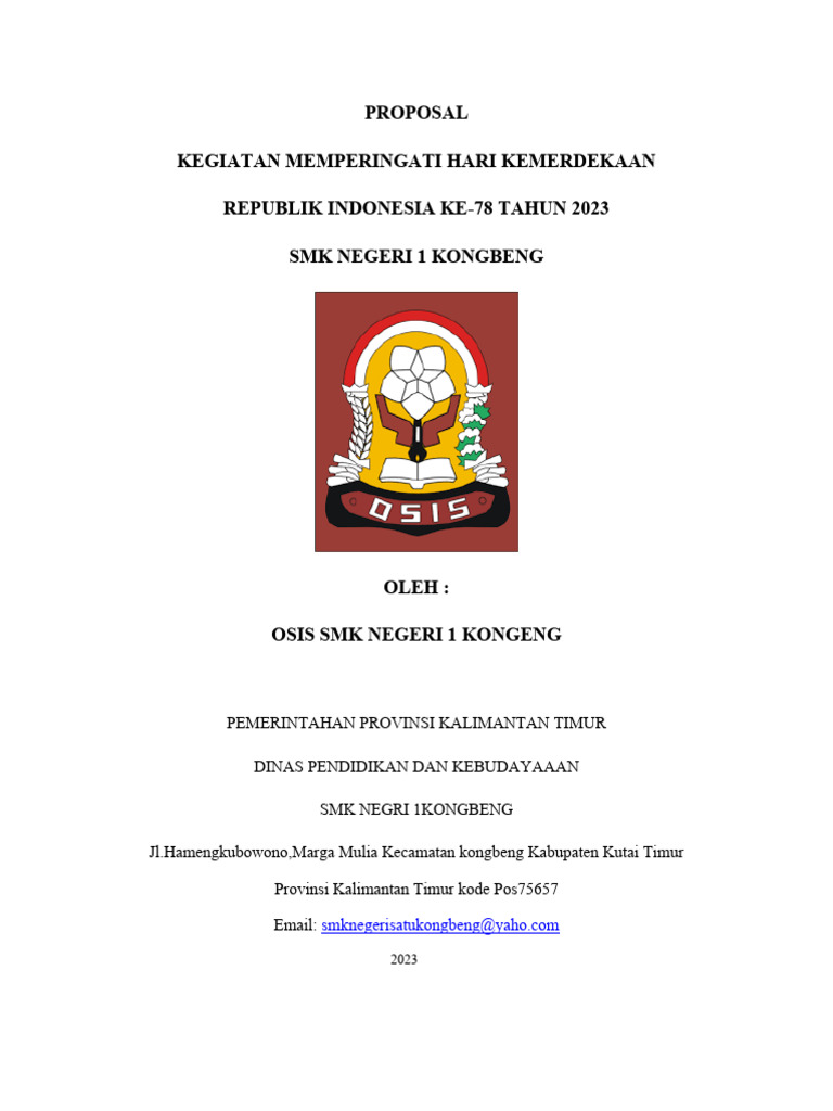 Proposal 17 Agustus | PDF