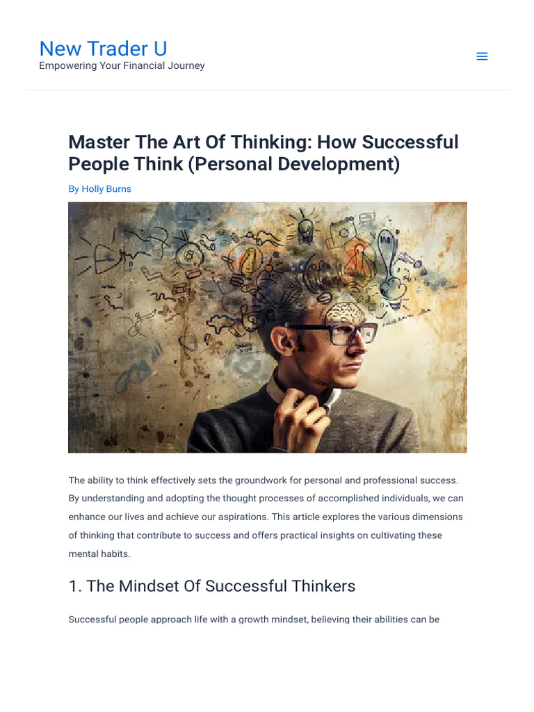Mastering Successful Thinking Skills | PDF | Thought | Decision Making