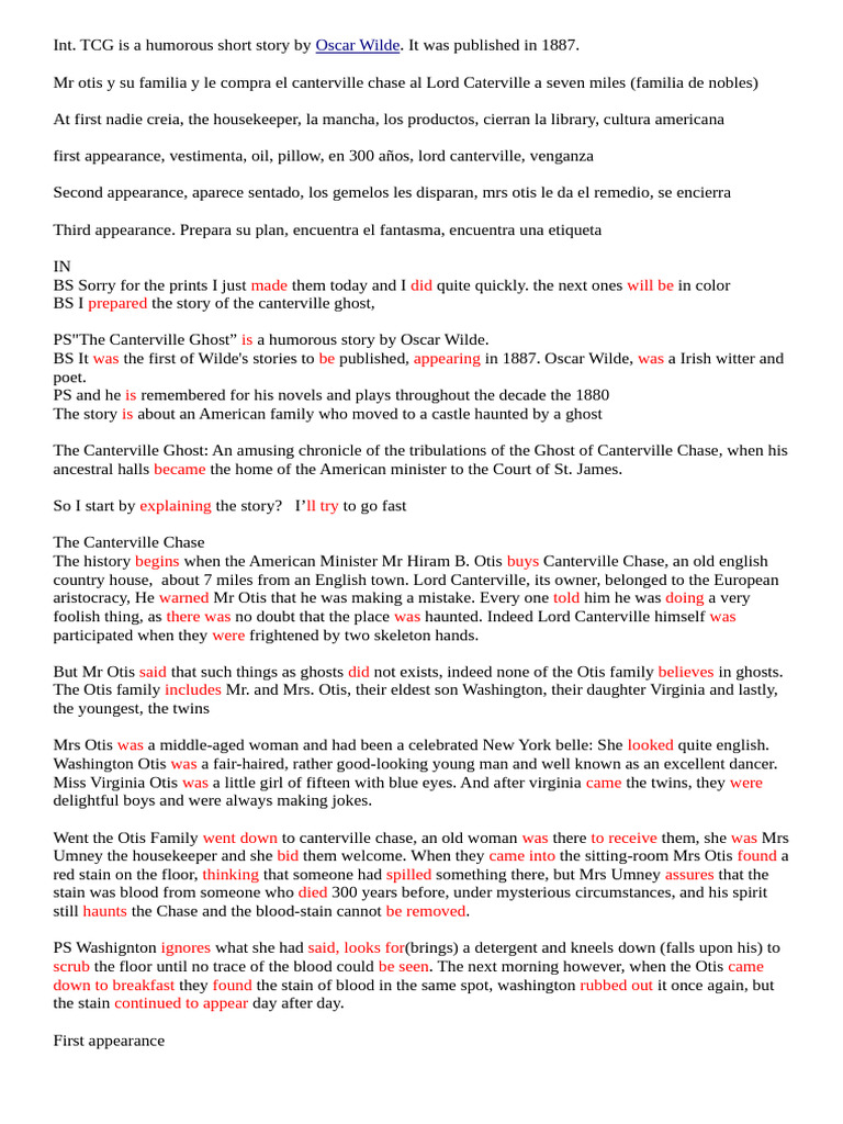 TCG 1 | PDF | Ghosts