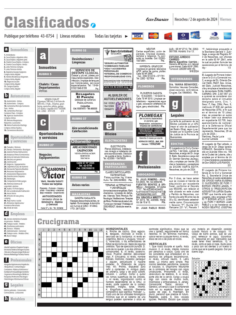 Clasificados 1 | PDF