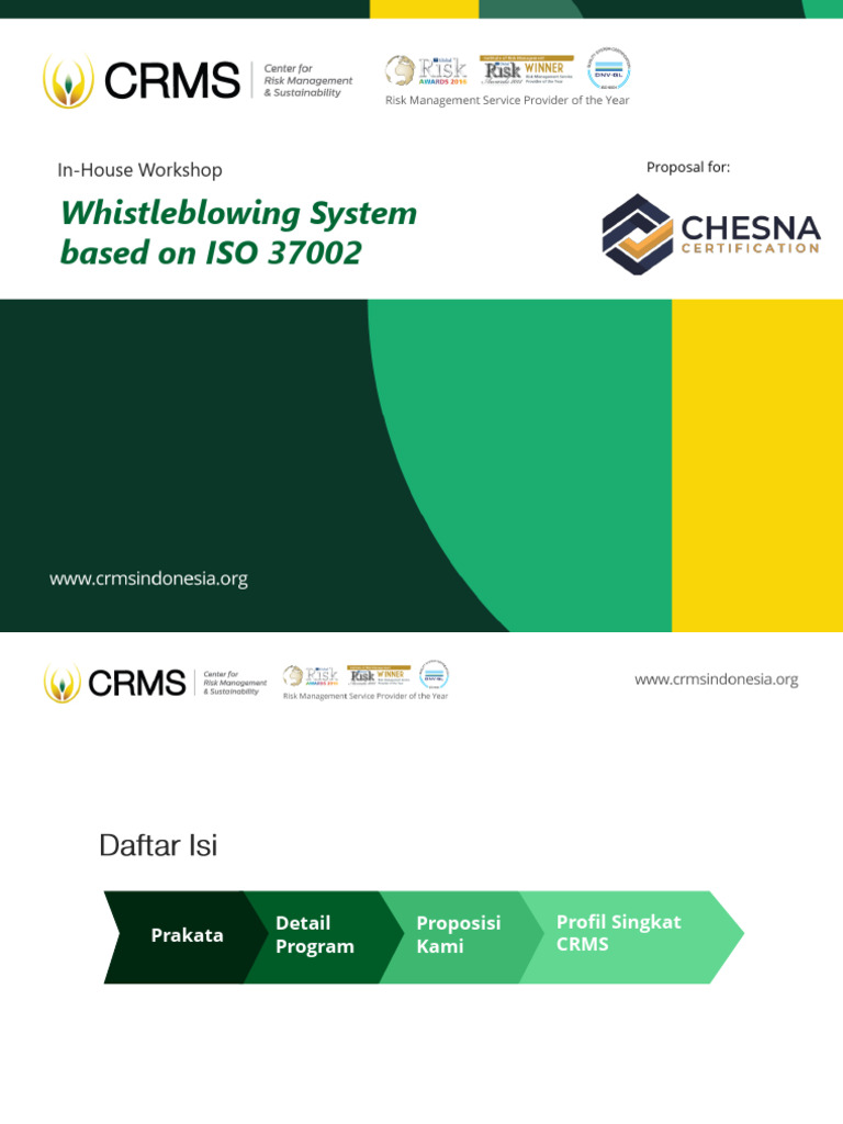 ISO 37002 Whistleblowing Workshop | PDF