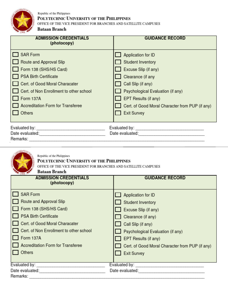2. Folder 2 - Checklist (Photocopy Documents) | PDF