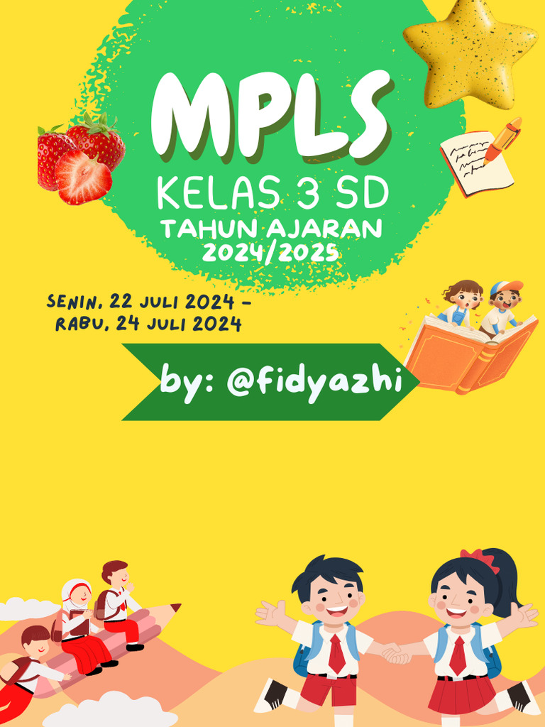 Kegiatan Mpls Kelas 3 SD | PDF