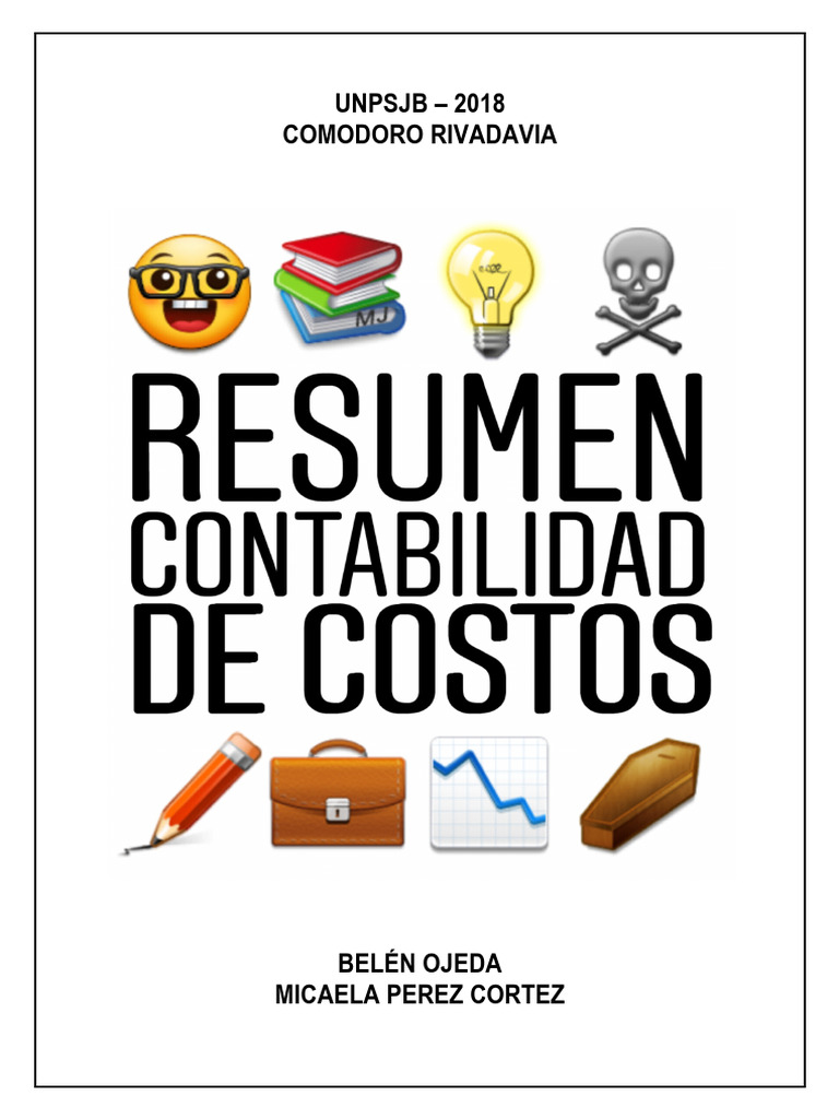 Resumen Contabilidad de Costos | PDF | Contabilidad | Costo