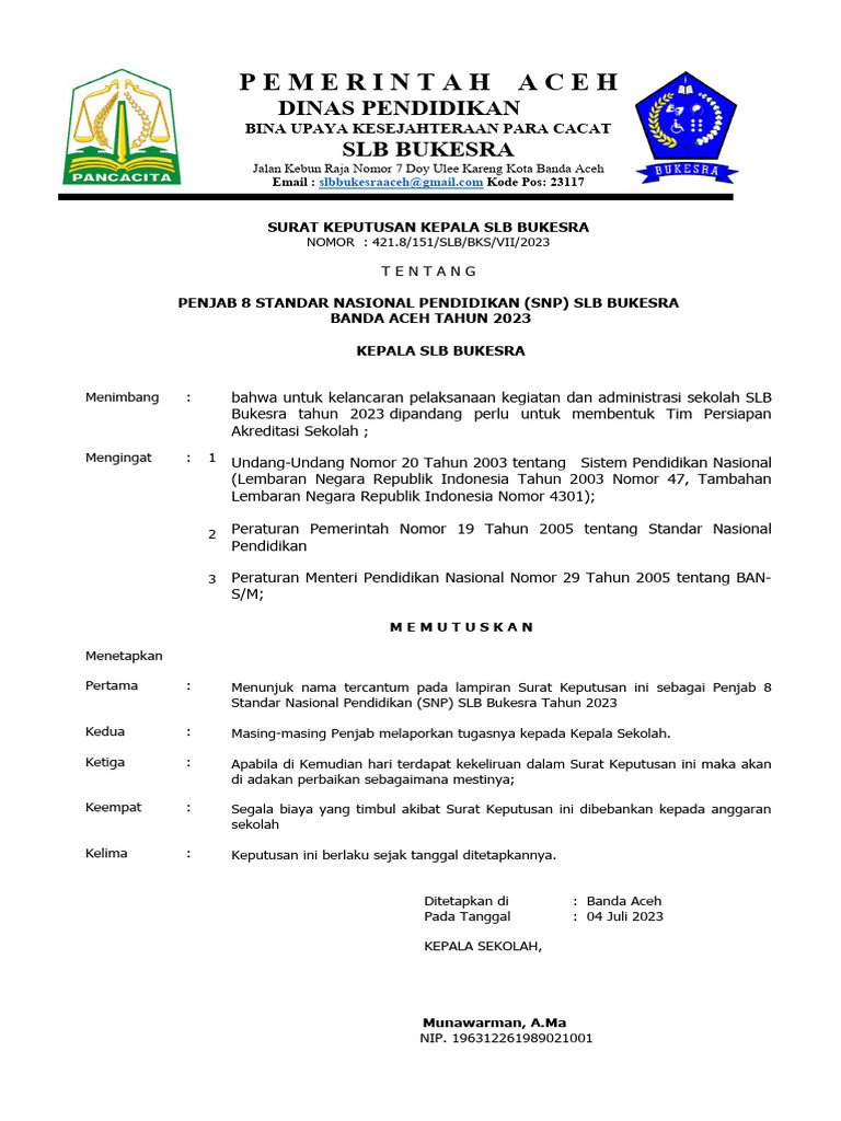 SK 8 Standar SNP | PDF