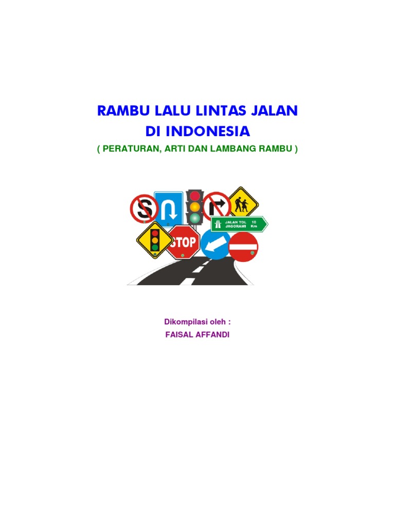 Rambu Lalu Lintas Di Indonesia | PDF