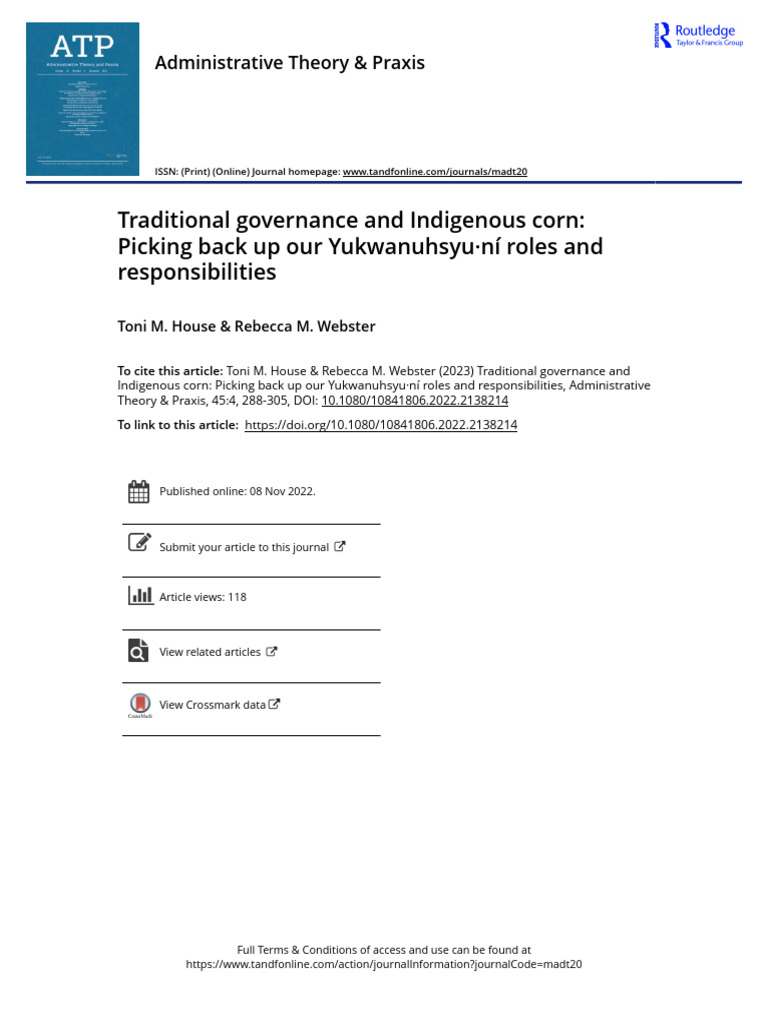 09-Traditional Governance and Indigenous Corn - Picking Back Up Our ...