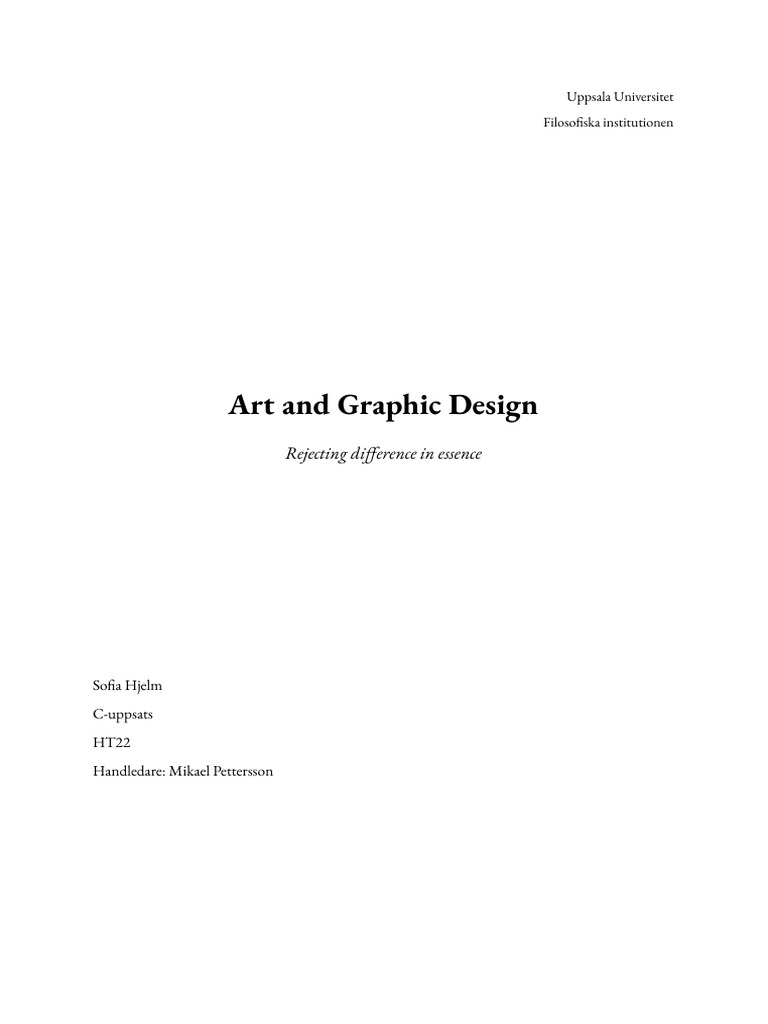 FULLTEXT01 | PDF | Idea | Concept