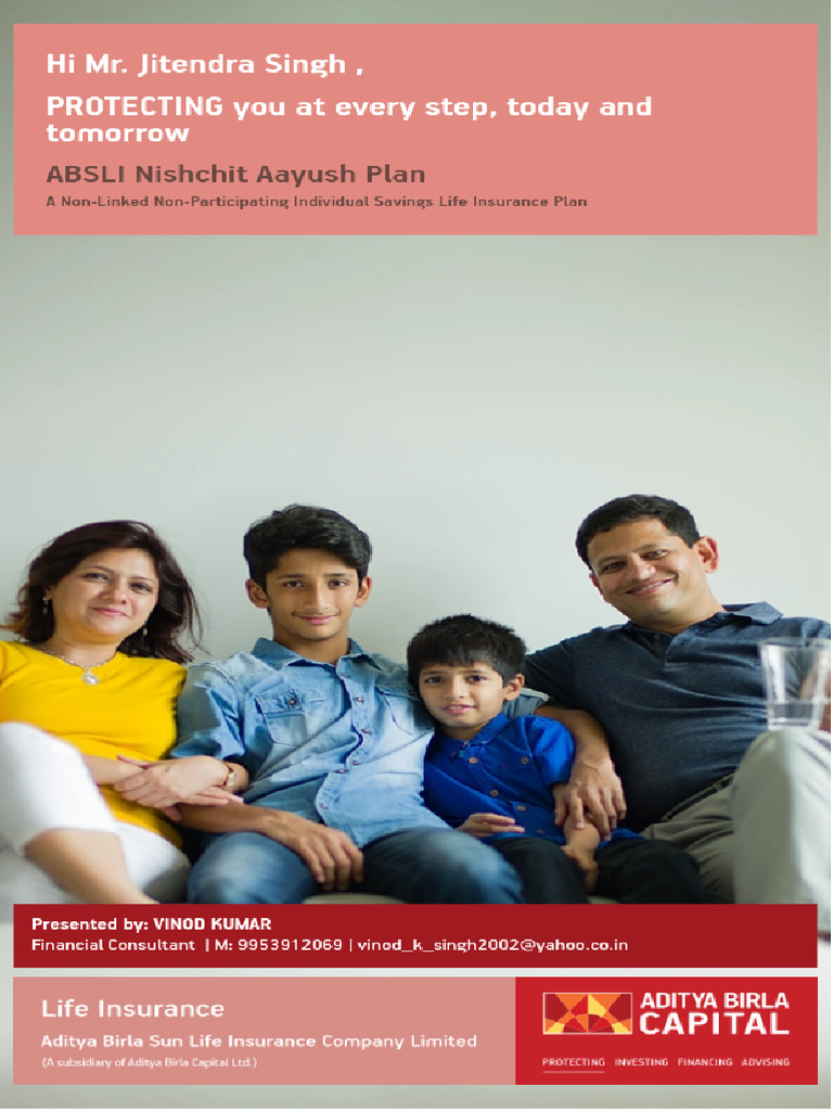 Jitendra Singh - Nishchit Aayush Plan - Presentation | PDF