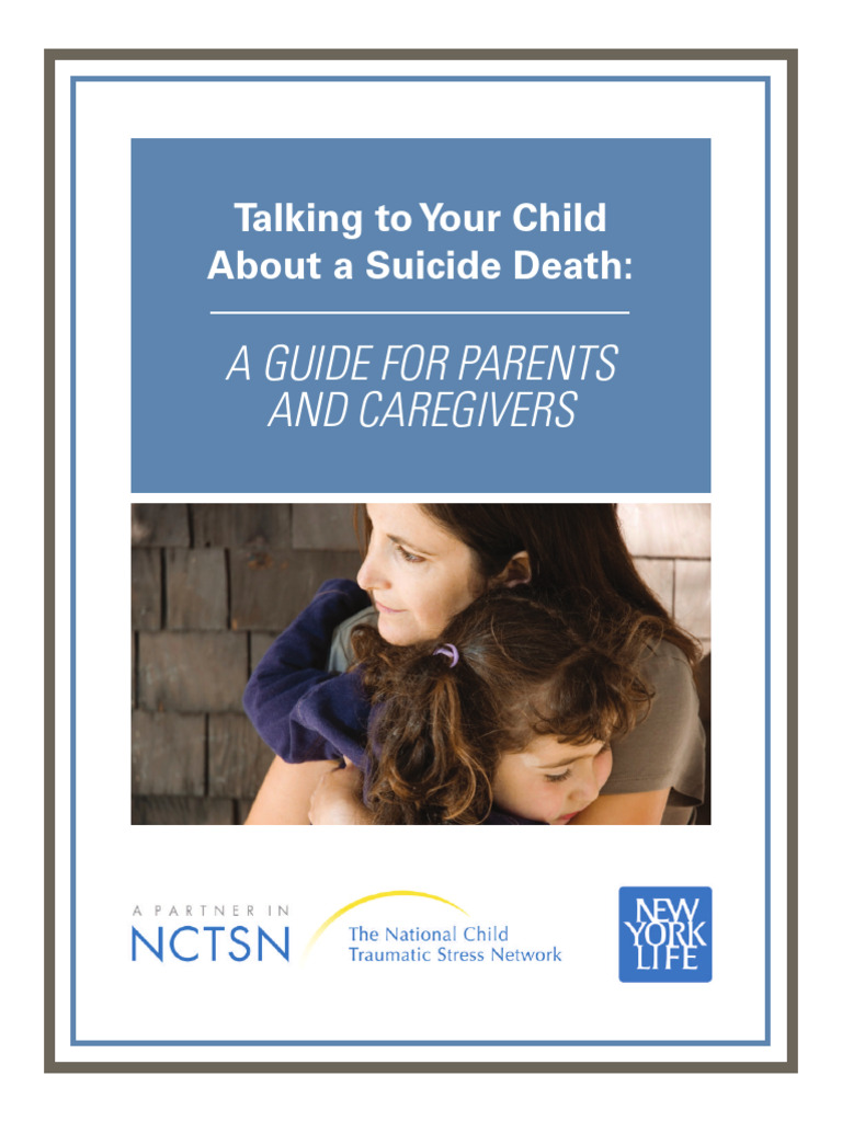 Talking To Your Child About A Suicide Death | PDF | Grief | Caregiver
