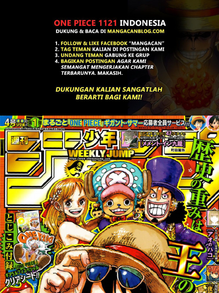 One Piece Chapter 1121 B Indonesia | PDF