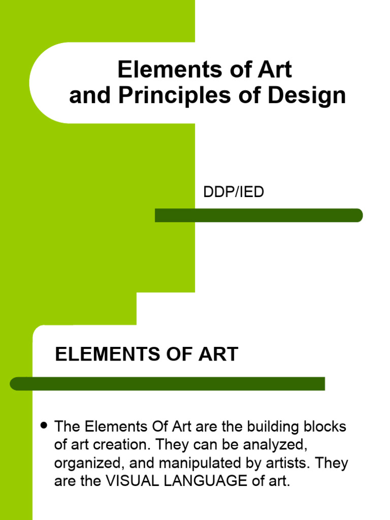 Elements and Principles of Design | PDF