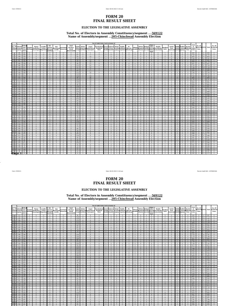 Form20-S13 Ac No205 Chinchwad | PDF