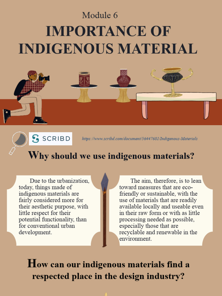 Importance of Indigenous Materials | PDF | Economies | Social Psychology