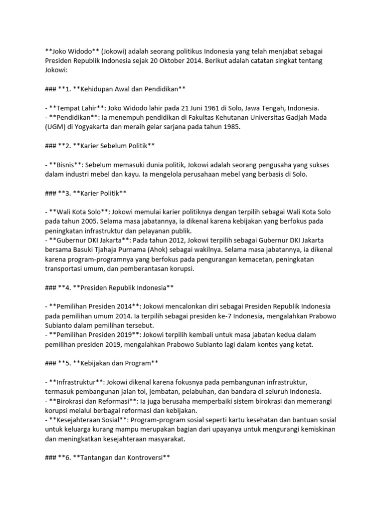 Mengenal Joko Widodo | PDF