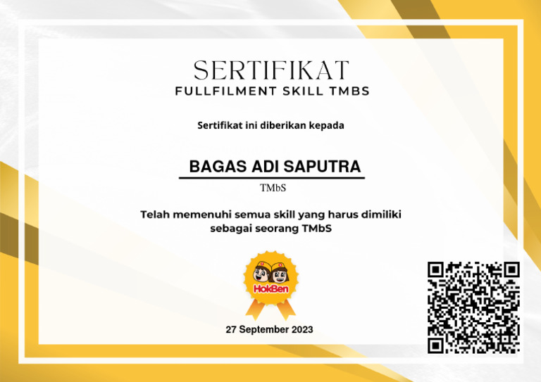 Certificate TMBS | PDF | Computers