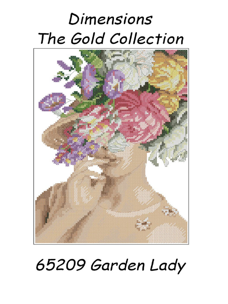 Garden Lady-DMC BW | PDF