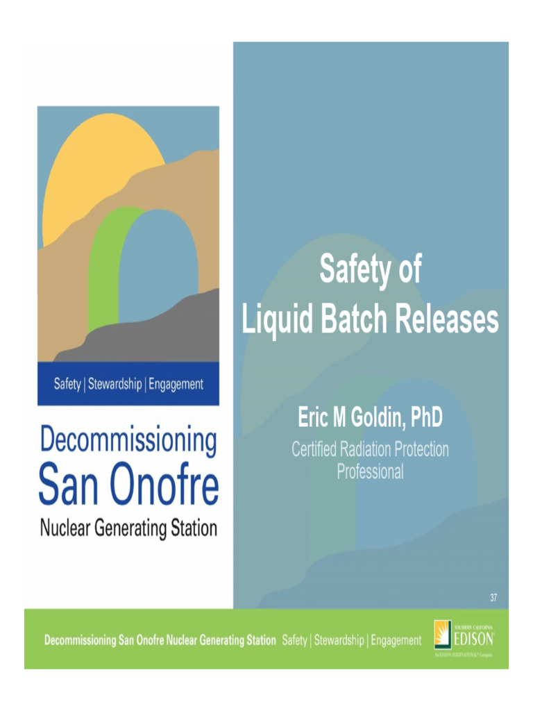 Liquid Batch Release Presentation 8 20 20 | PDF | Ionizing Radiation ...