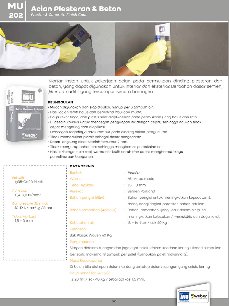 MU-202 Skim Coat | PDF