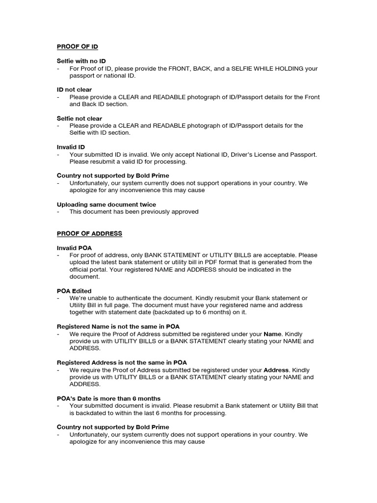 CRM Poi & Poa Template - r1 | PDF