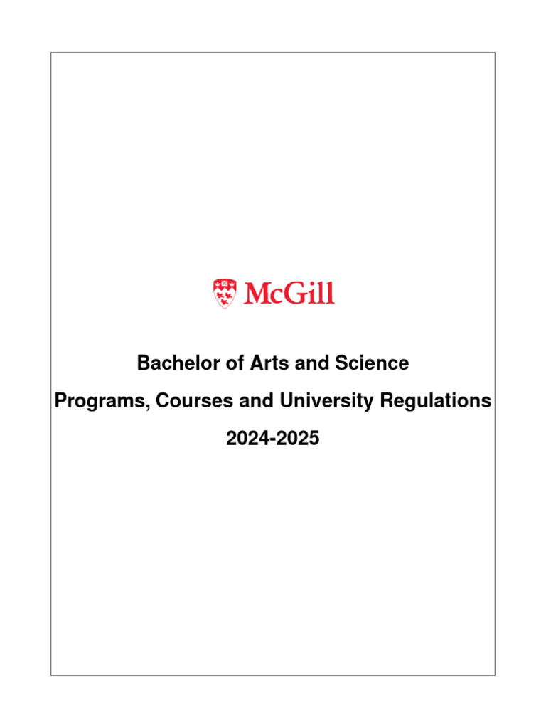 2024-2025 Basc Undergraduate Ecalendar 0 | PDF | Bachelor's Degree | Academic Degree