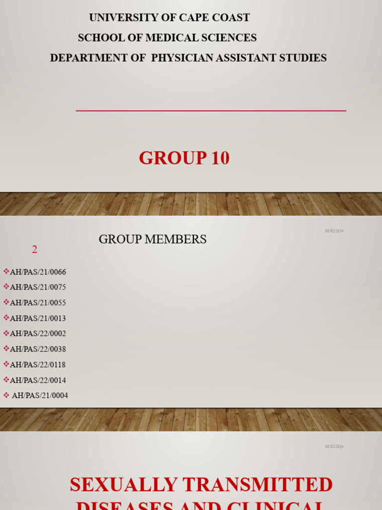 g10 - Stds & Clinical Syndromes | PDF | Sexually Transmitted Infection | Candidiasis