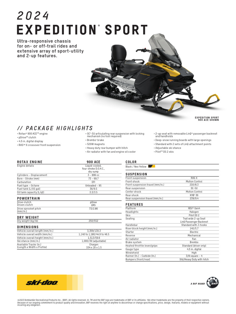 Ski My24 Exp Sport Spec Enemea | PDF | Private Transport | Wheeled Vehicles