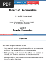 Unit-2 TOC | PDF | Regular Expression | Theoretical Computer Science