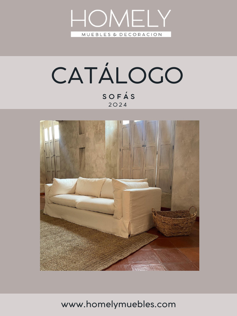 Catálogo Sofás HOMELY | PDF | Sofá | Mueble